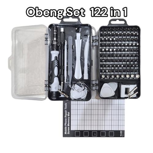 Jual Obeng Set Magnet 122 in 1 Full Set Lengkap Alat Bongkar HP 122in1 - Jakarta Pusat ...