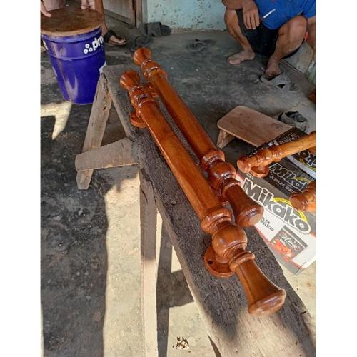 Jual NEW !!! Handle hendel tarikan gagang pintu rumah bahan kayu jati ...