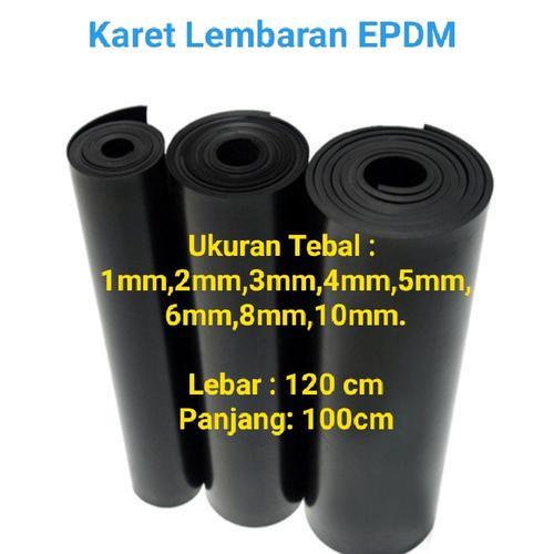 Jual Karet Lembaran EPDM 1mm x 120cm x 1mtr / Rubber Sheet EPDM ...