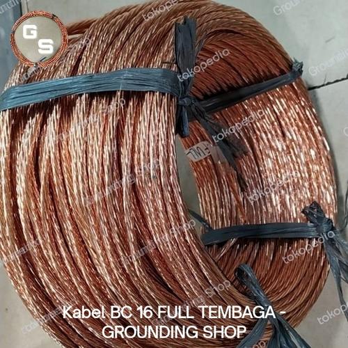 Jual Kabel BC 16 mm FULL TEMBAGA (Harga per meter) / Bare Copper 16 ...