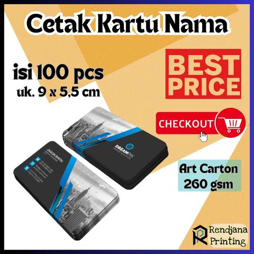 Jual Cetak Kartu Nama | Print Kartu Nama MURAH | 1 Sisi / 2 Sisi Full ...