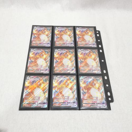 Jual 3X3 PAGE FOR RING BINDER LEATHER TCG CARD GAME POKEMON ALBUM ...