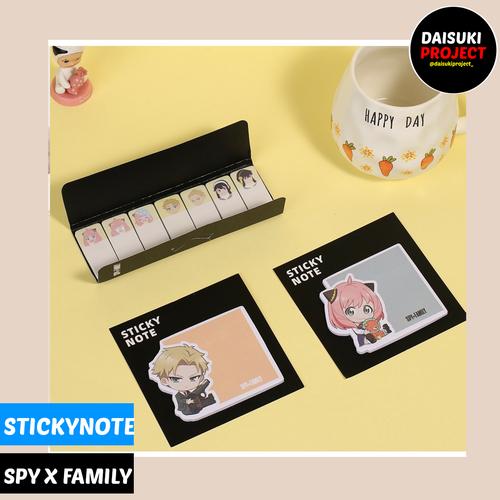 Jual Sticky notes anime spy x family anya forger memo sticky note - 3 ...