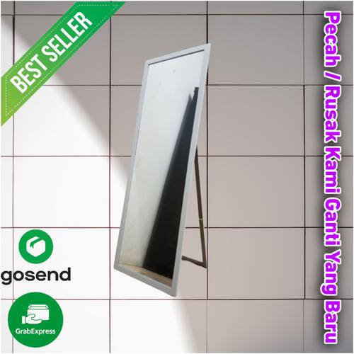 Promo Standing Mirror / Kaca Berdiri Minimalis Ukuran 45 x 127 Cm ...
