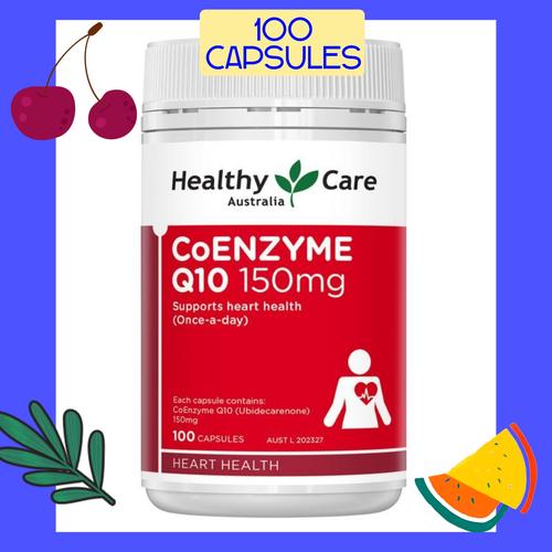 Jual Healthy Care Coenzyme Q10 150mg 100 capsules CoQ10 150 mg CoQ 10 Q ...