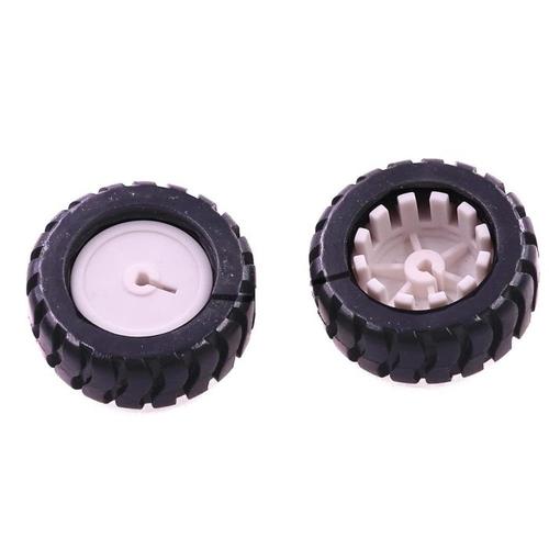 Jual Roda Motor N20 42mm x 19mm Rubber Wheel Ban Smart Car robot N 20 ...