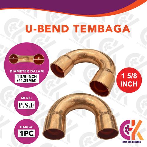 Jual Ubend 1 5/8" Inch // PSF Tembaga U-Bend Copper Return Bend ...