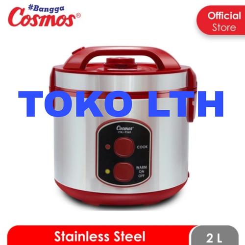 Jual COSMOS MAGIC COM RICE COOKER CRJ 9368 STAINLESS 2 LTR PENANAK NASI ...