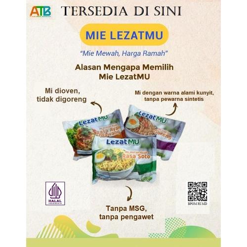 Jual MIE LEZATMU MI INSTAN SEHAT (Campuran tepung terigu dan tepung ...