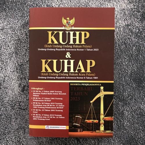 Jual KUHP & KUHAP BESERTA PENJELASANNYA TERBARU TAHUN 2023 - Kota ...