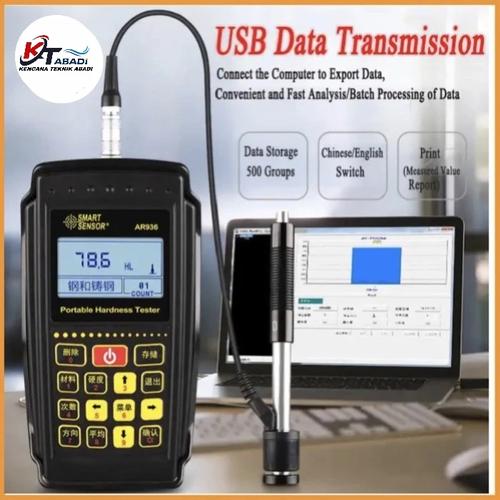 Jual Hardness Tester Smart Sensor AR936 Leeb Meter Portable AR 936 AR ...