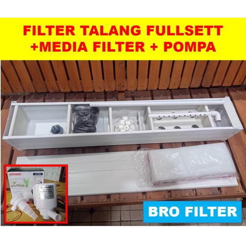 Jual Top filter talang aquarium 80cm - FULLSETT+POMPA, 80CM - Kab ...