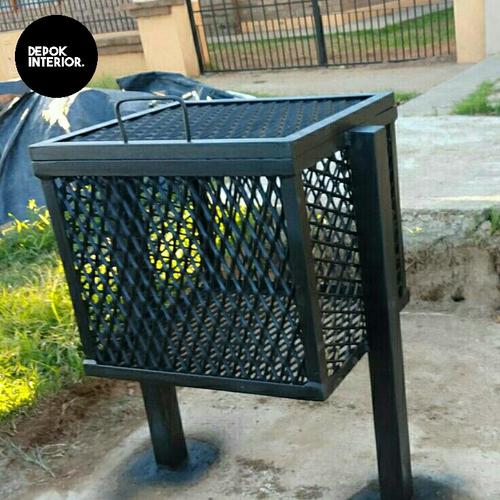 Jual tempat sampah besi/kotak sampah besi - Kota Depok - Interior Depok ...
