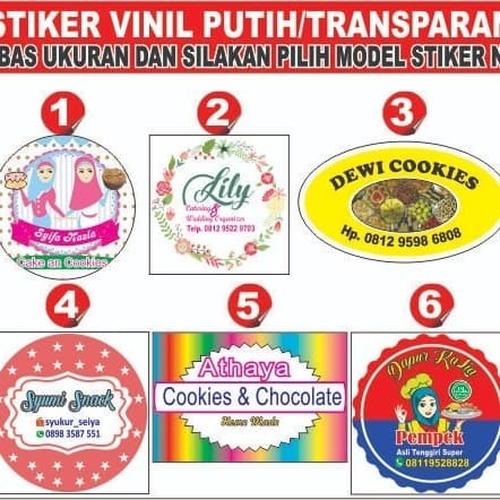 Jual Stiker Vinil Putih cutting Costum - Kab. Bogor - Yogi Percetakan ...