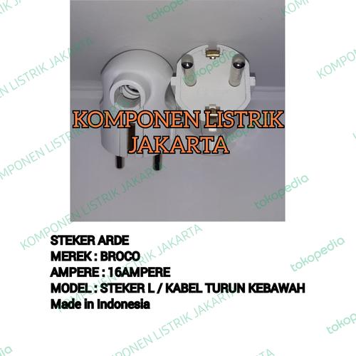 Jual Steker Arde / Steker L Broco / Steker Broco / Colokan Broco ...