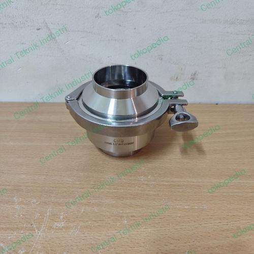 Jual Check Valve Stainless SS316 Sanitary 3" inch OD pipa 76,2mm ...