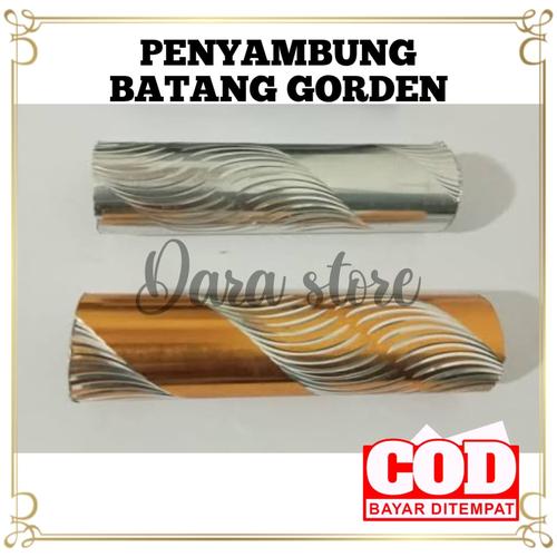 Promo SAMBUNGAN BATANG/TIANG/TONGKAT ROLLET GORDEN/HORDENG - GOLD - Kab ...