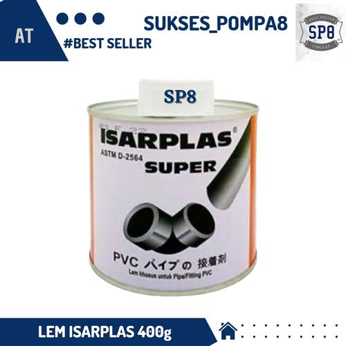 Jual Lem ISARPLAS Kaleng 400gr / Lem Pipa ISARPLAS Original - Kota ...