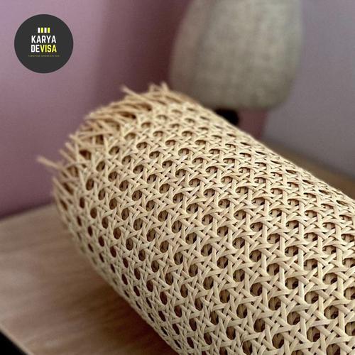 Jual lembaran rotan webbing/anyaman rotan mata ayam/anyaman rotan alami ...