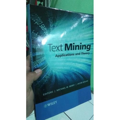 Jual Text Mining: Applications and Theory - Kab. Bantul - aaa corporation indonesia | Tokopedia