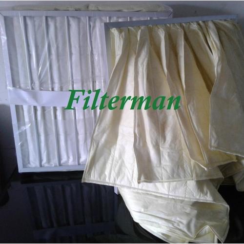 Jual Saringan Udara AHU HVAC FCU Air Filter Bag Pocket 90-95% F8 MERV ...