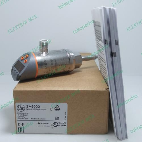 Jual FLOW SENSOR 100BAR IFM SA5000 FLOW SENSOR IFM SAD10XDBFRKG/US-100 ...
