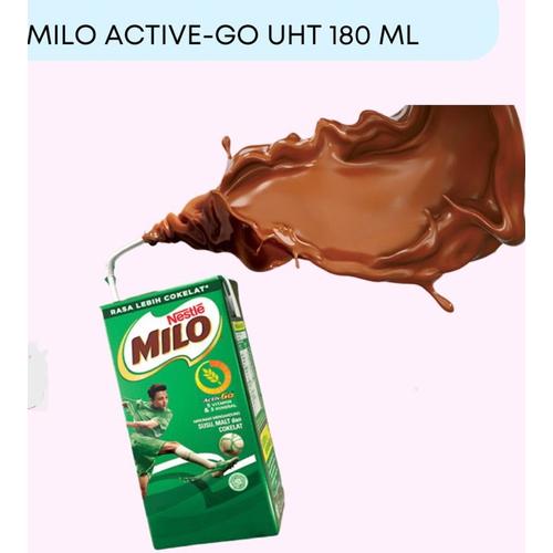 Jual Milo Activ - Go RTD 180 ml / MInuman Susu Coklat & Malt 180 ml ...