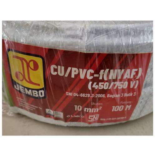 Jual Kabel NYAF 10 / 10mm JEMBO 100 Meter Serabut - Hitam - Jakarta ...