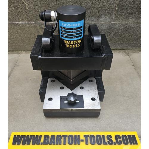 Jual Hydraulic Angle Steel Notcher 6mm CAC-756N Besi Siku Coak Notching ...