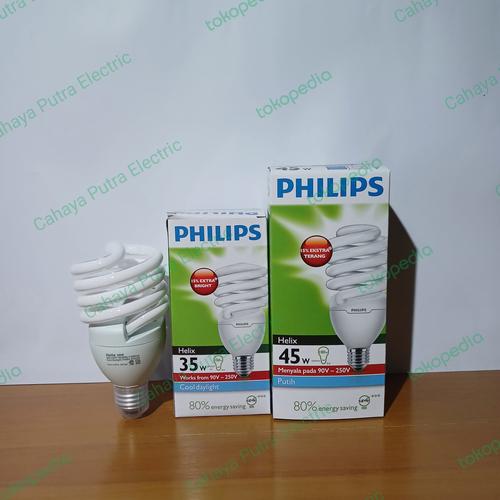 Jual Lampu philips helix 35W 45W / Tornado Spiral Cool Daylight ...