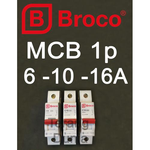 Jual MCB Broco 6A MCB Broco 10A MCB Broco 16A MCB Broko MCB Broco 1p ...
