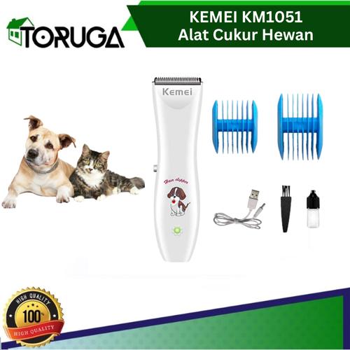 Jual Kemei 1051 Alat Pencukur Bulu Kucing Anjing Pet Dog Cat Clipper ...