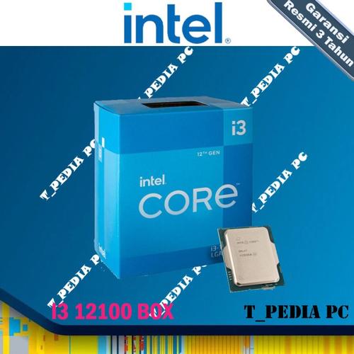 Promo Processor Intel Core I3 12100 Box Alder Lake Socket LGA 1700 BOX ...