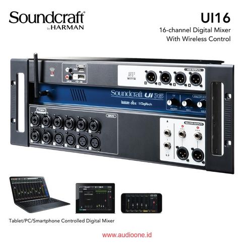 Jual SOUNDCRAFT UI16 16-channel Digital Mixer With Wireless Control ...