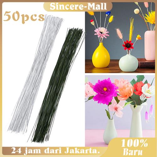 Jual Kawat Tangkai Bunga Batang Bunga Artificial Tangkai Bunga Plastik ...