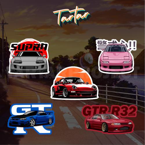 Promo Sticker Stiker Vinyl - JDM Series - GTR R32 - Kota Tangerang ...