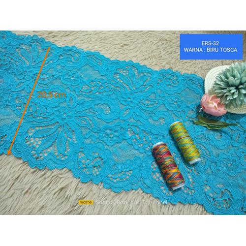 Jual RENDA ERS-32 BIRU TOSCA Lebar : 20,5 cm - Jakarta Barat ...