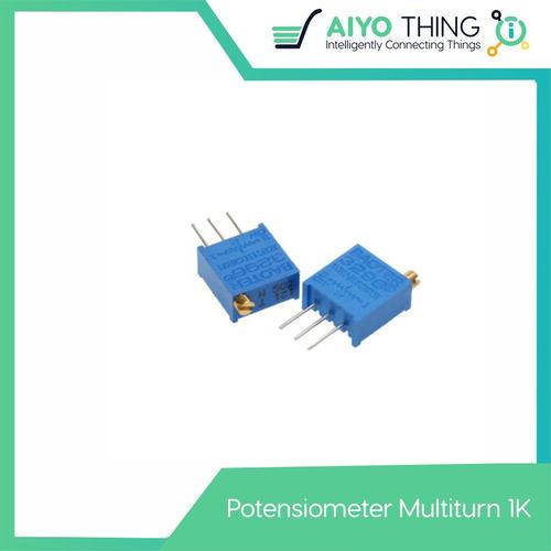 Jual Potensiometer 1K 1000 Ohm Potensio Trimpot Multiturn Linier VR 329 ...