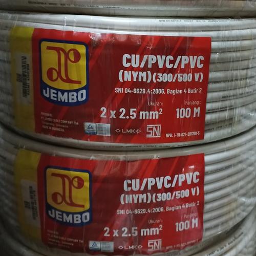 Promo Kabel NYM 2x2,5 / 2x2.5 mm Jembo 100 Meter Tunggal - Jakarta ...