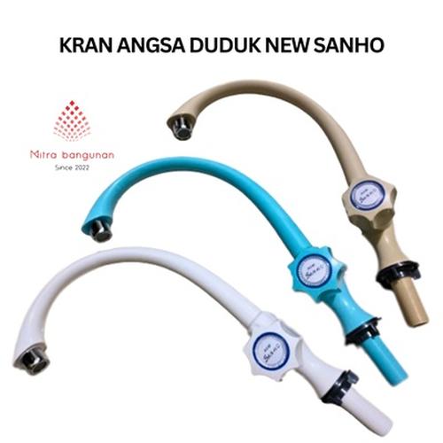 Jual NEW SANHO Kran air leher angsa cuci piring engkol pvc plastik ...