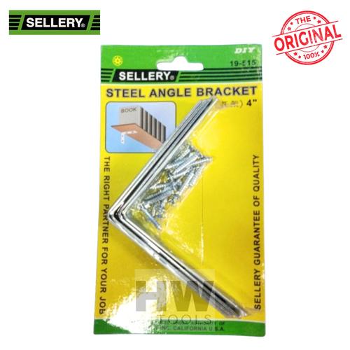 Jual Braket Sudut Besi Siku Steel Angle Bracket 4 pcs 4" 19-515 Sellery ...