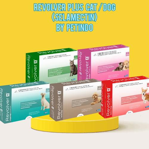 Jual PETINDO REVOLVER SMALL DOG S - Obat kutu anjing 5-10kg no ...