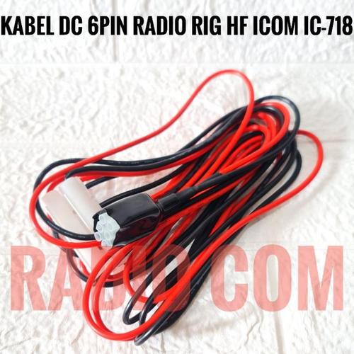 Jual Kabel Dc Power Radio Rig Icom Ic 718 Hf Radio Ssb Kenwood Yaesu 6Pin / - Jakarta Selatan ...