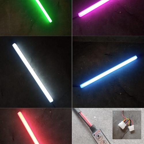 Jual LED strip 2 sisi RGB 12 volt custom 20cmx1,7cm mini controller ...