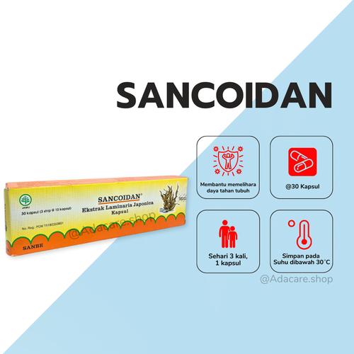 Jual SANCOIDAN Laminaria Japonica Extract Capsule isi 30 kapsul ...