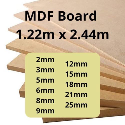 Jual MDF Board / Papan MDF Kayu Olahan 122cm x 144cm Ketebalan 2mm s/d ...