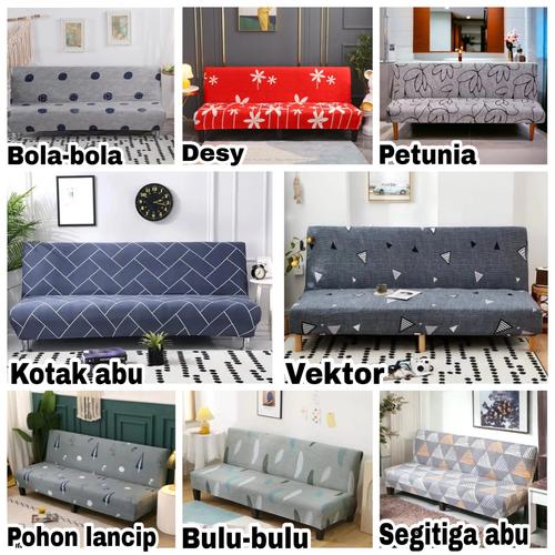Jual Cover sofa bed INFORMA strecth-Sarung PENUTUP sofa bed ELASTIS ...