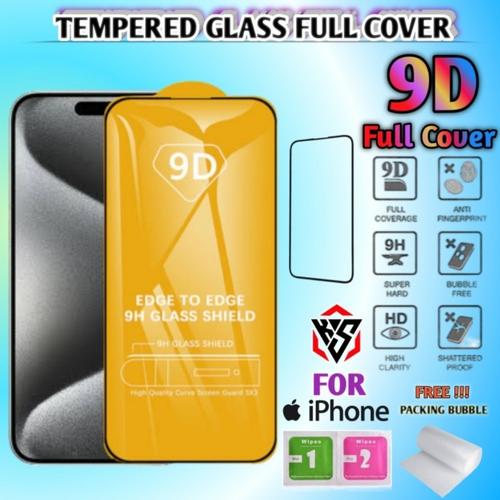 Jual Tempered Glass Ful Layar iPhone 15 / IPhone 15 Pro / IPhone 15 Pro ...