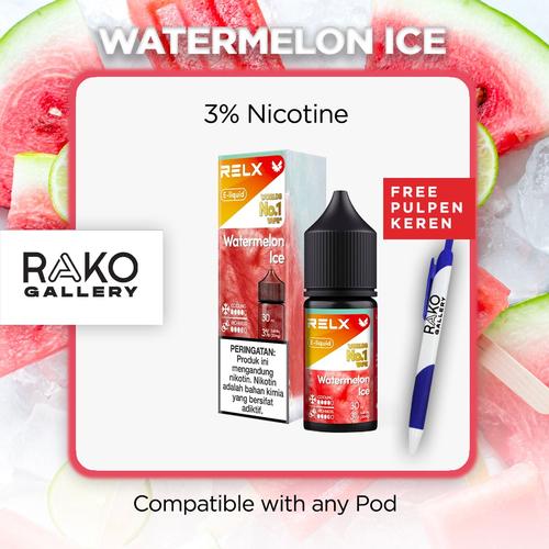 Jual RELX Liquid Salt Nic 30ml Pod All Flavors - Watermelon Ice ...