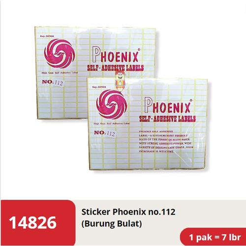 Promo Label Sticker Stiker Phoenix Bulat QQ No.112 - Kota Denpasar ...